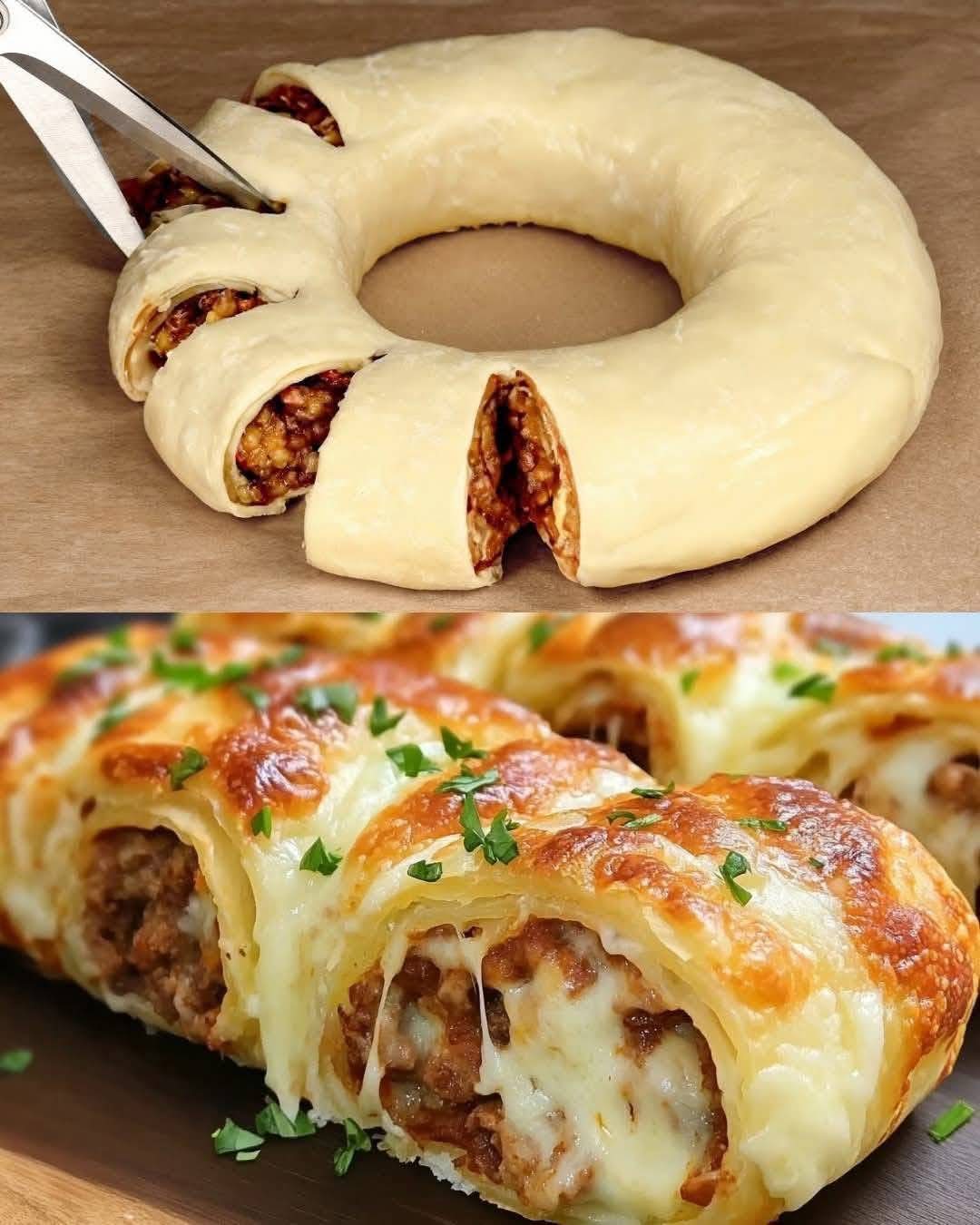 Ground Meat Puff Pastry Pockets - TASTY BITES