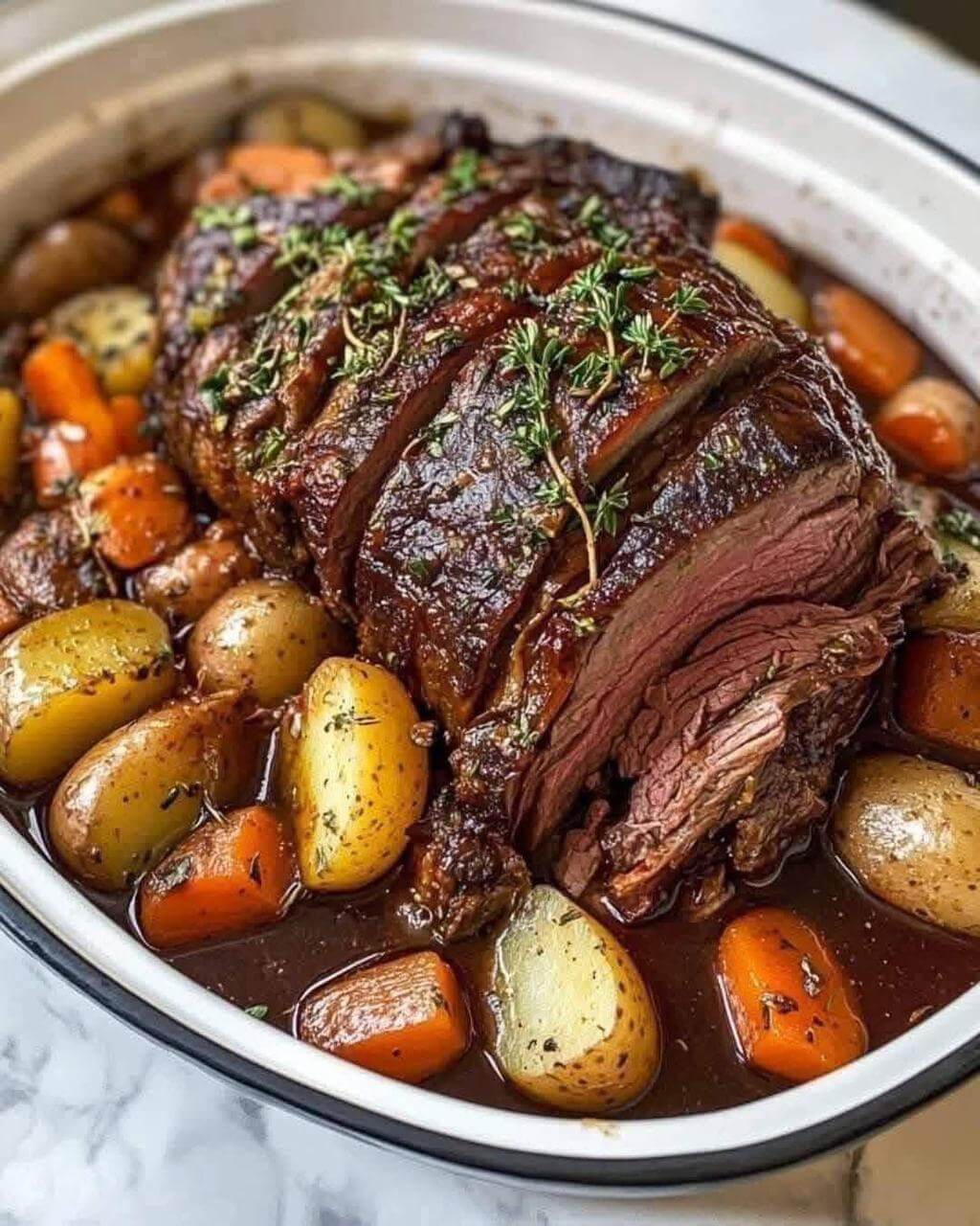Braised Beef Roast Recipe - TASTY BITES